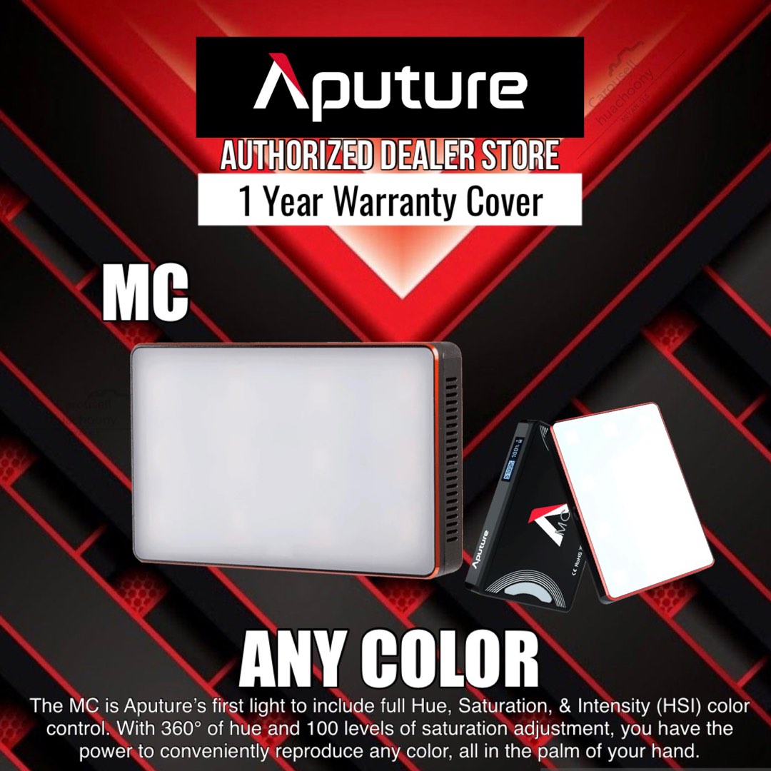 APUTURE MC RGBWW LED Light, Photography, Photography Accessories ...