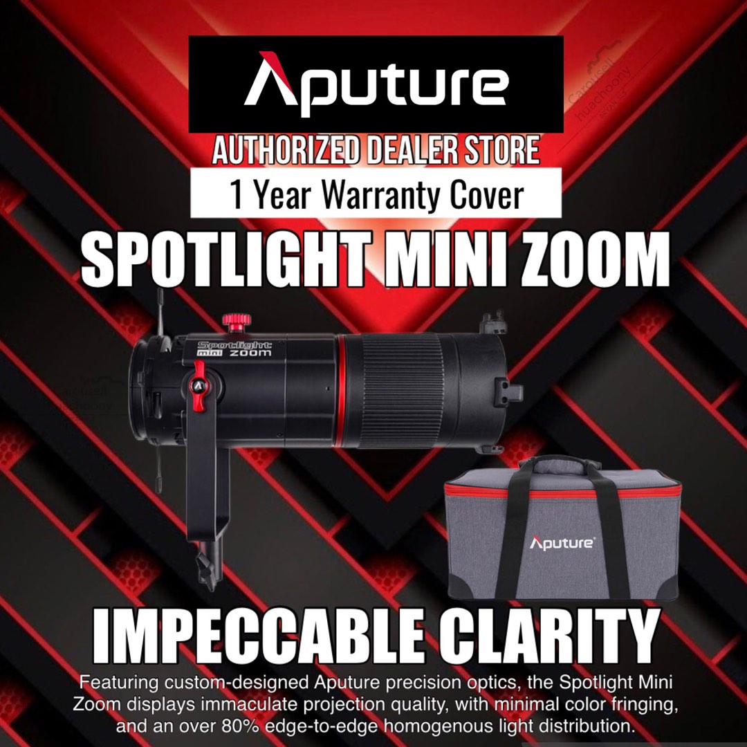 APUTURE Spotlight Mini Zoom for LS 60d and 60x LED Lights, Photography ...