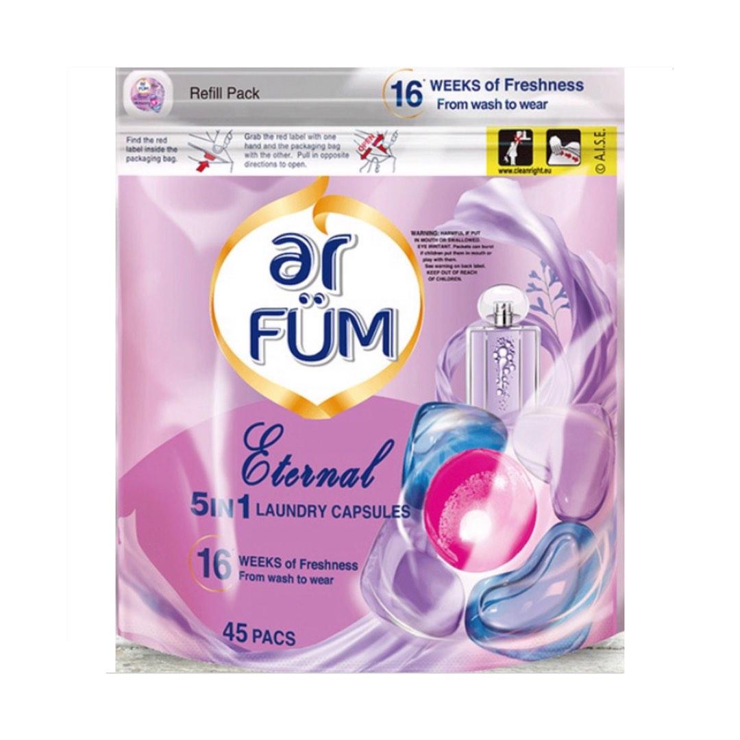 ar Fum 5 in 1 Laundry Capsules 45s, Furniture & Home Living, Cleaning ...