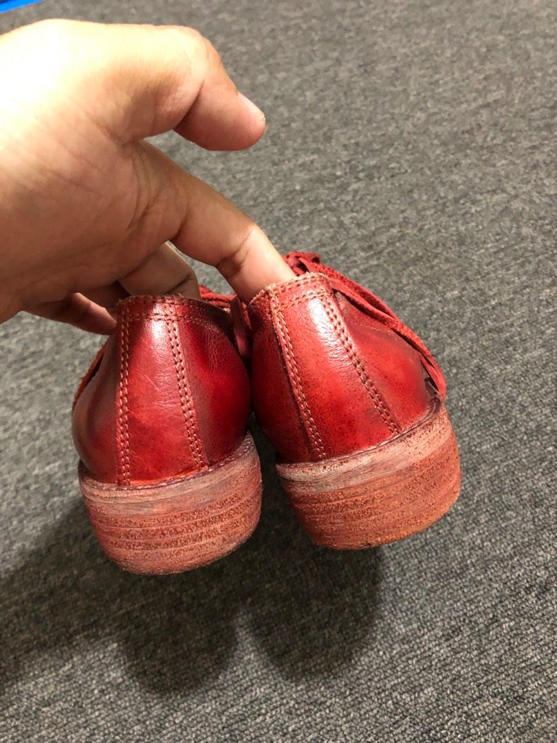 As new! Guidi Boots Low Red Leather, Women's Fashion, Footwear, Boots ...