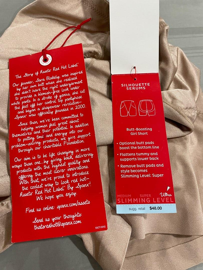 Assets Red Hot Label Silhouette Serums Butt Boosting Girl Short, Women ...