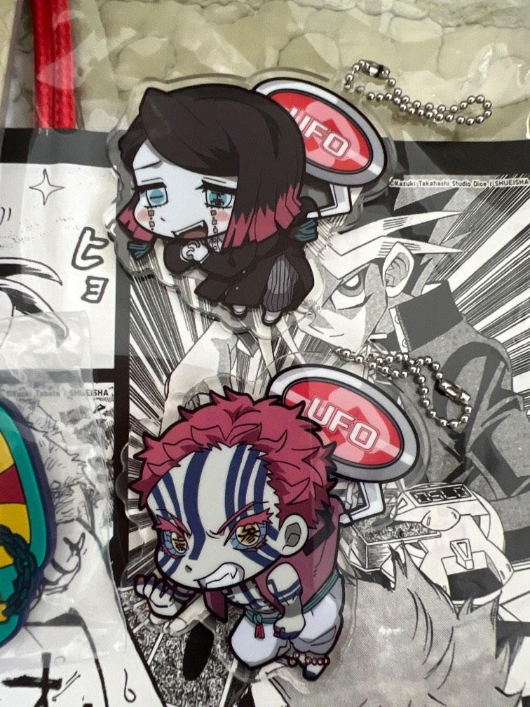 Assortment of anime goods Demon slayer kuji rengoku pouch tengen rubber ...