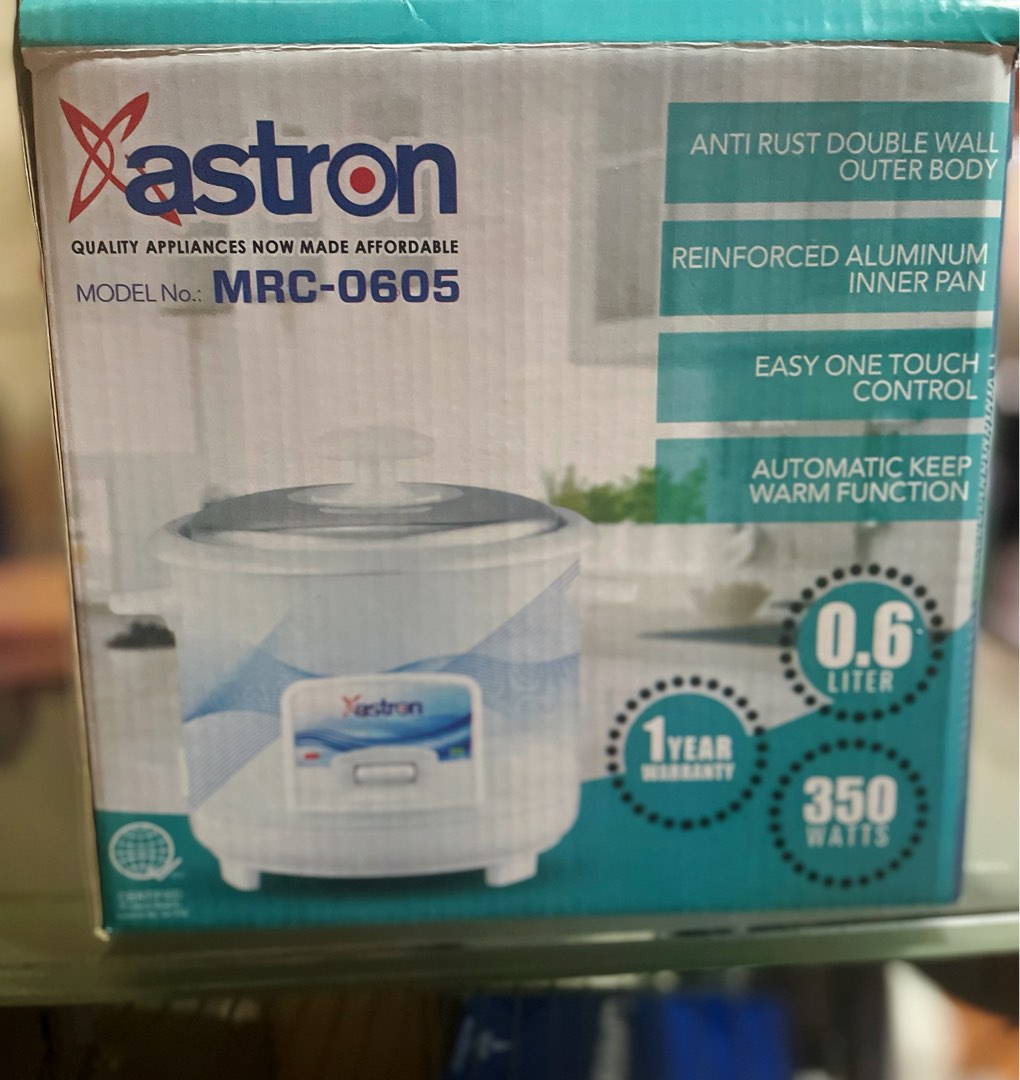Astron Rice Cooker, Furniture & Home Living, Kitchenware & Tableware ...