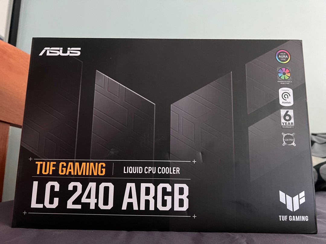 ASUS TUF GAMING Liquid Cpu Cooler, LC 240 ARGB, Computers & Tech, Parts ...