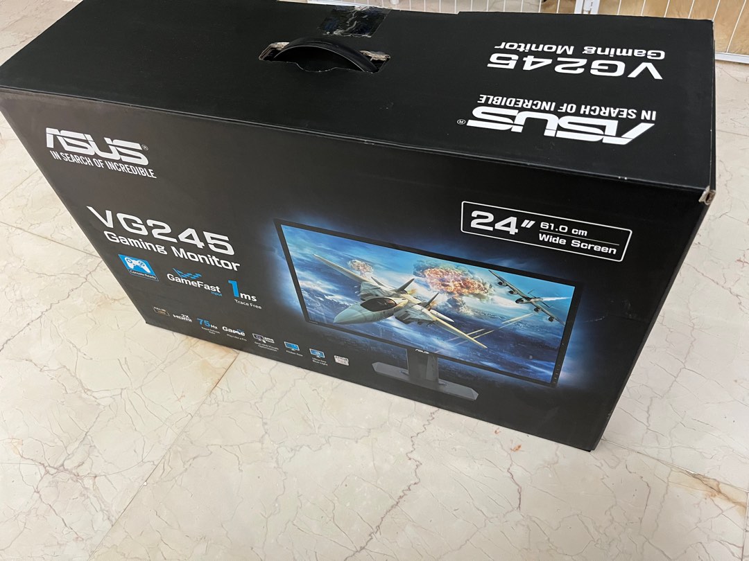 Asus VG245 gaming monitor 24 inch, Computers & Tech, Desktops on Carousell