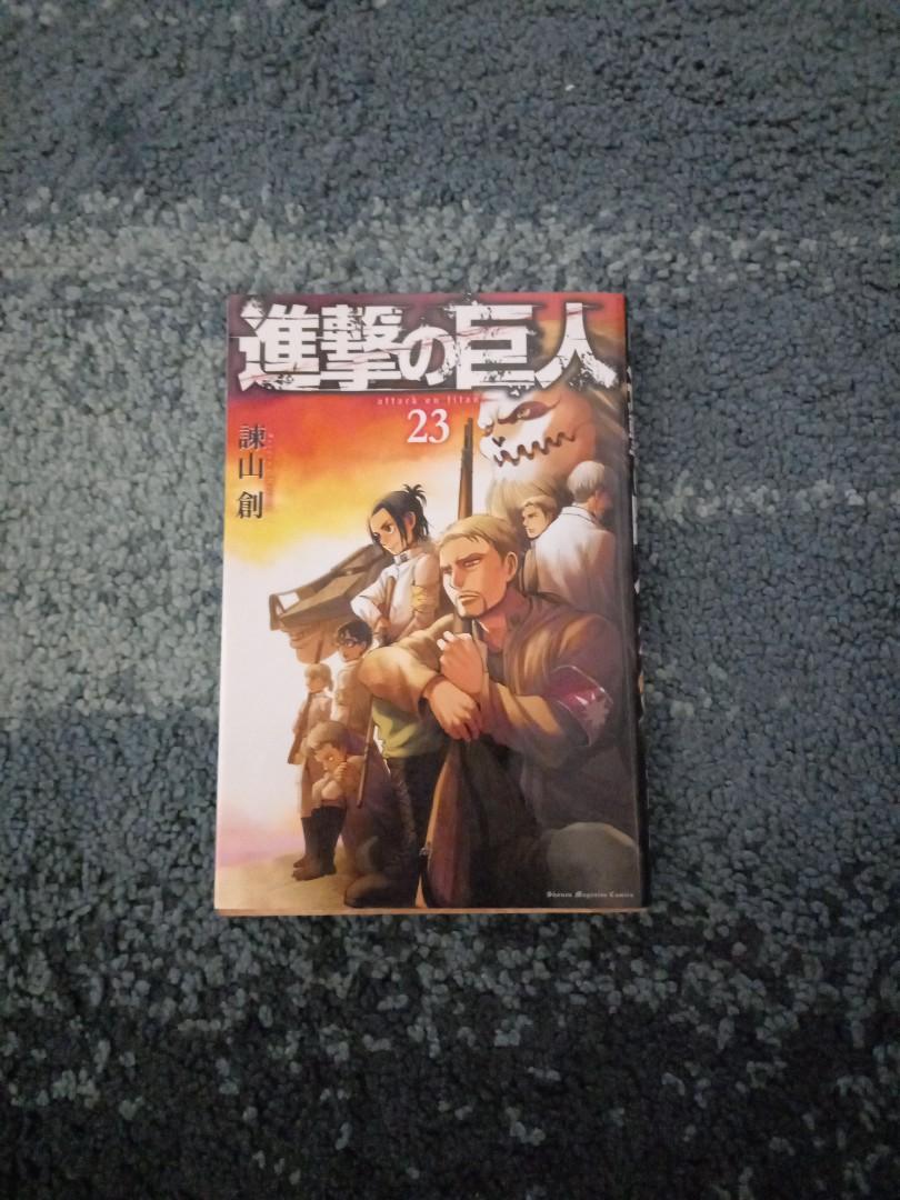 Attack on Titan Manga, Hobbies & Toys, Books & Magazines, Comics ...