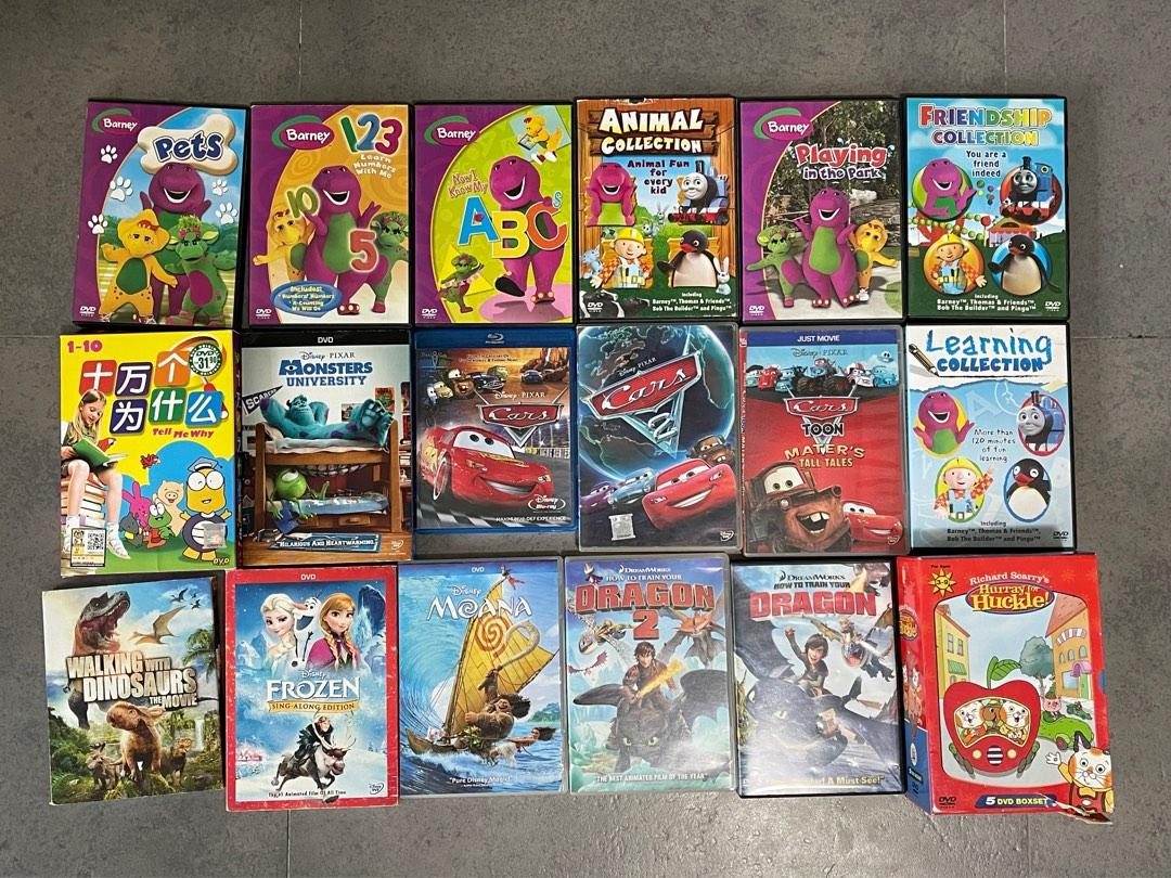 Authentic Kids DVD Titles including Disney Movies, Barney & Hurray for ...