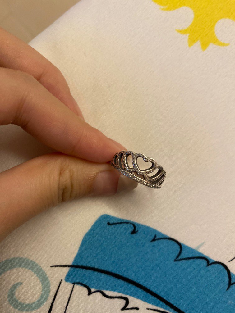 Authentic Pandora Crown/Queen/Princess ring, Women's Fashion, Jewelry ...