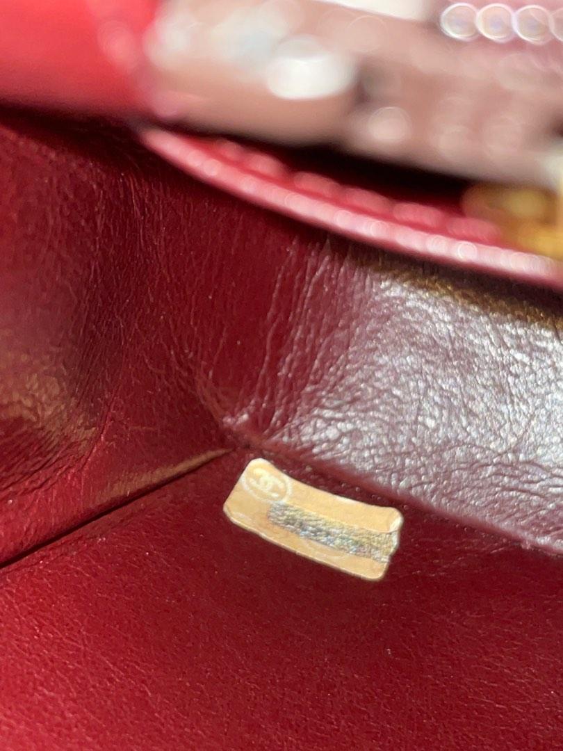 Authentic Vintage Chanel Classic Full Flap 23cm Bag (Black Lambskin ...