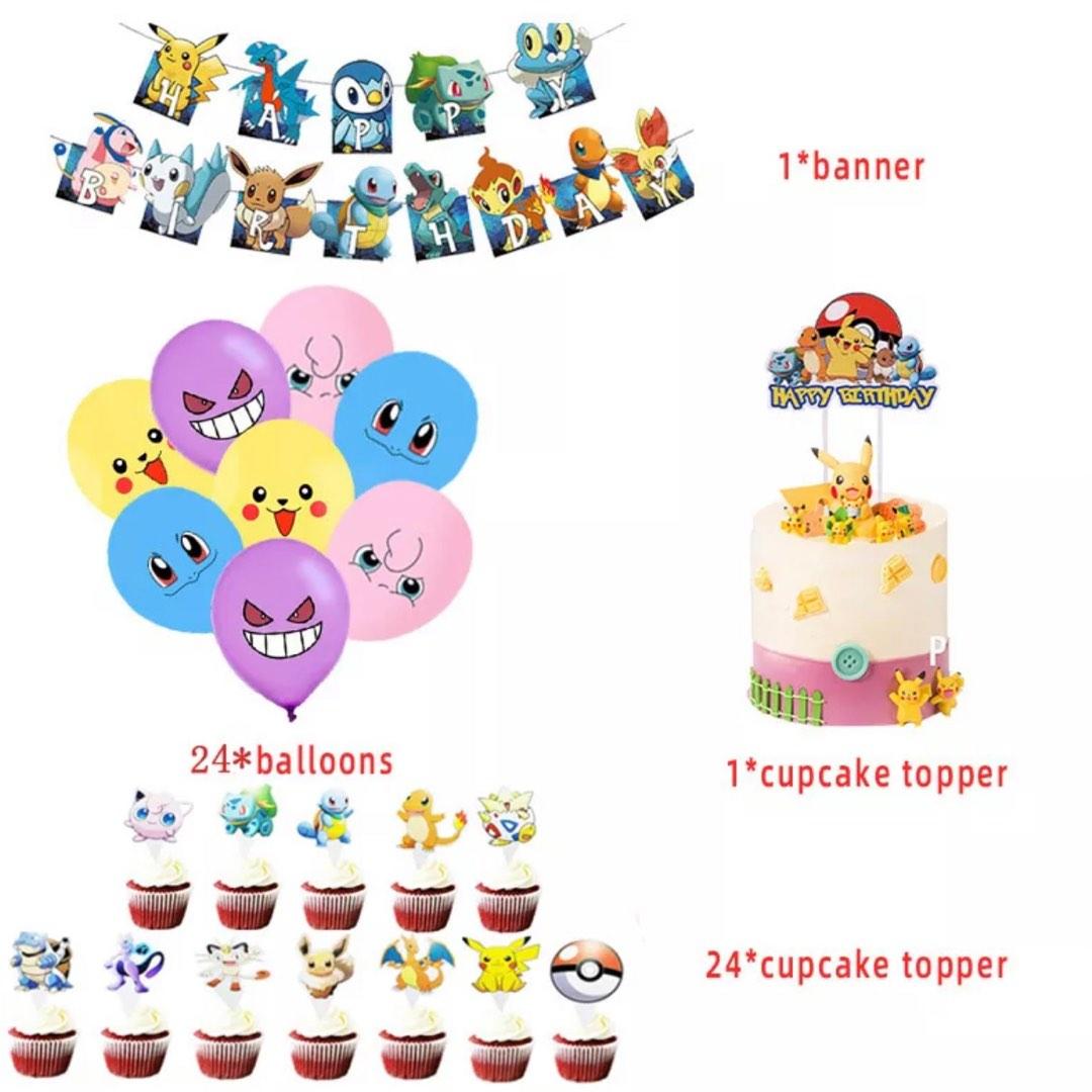 Avail Pokemon Balloons Theme Decoration Set Party Pokémon Balloon ...