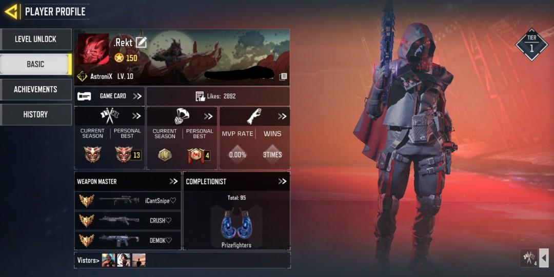 Baller Call of Duty Mobile(CODm) Account. 51 Legend skin, 6 Mythic ...