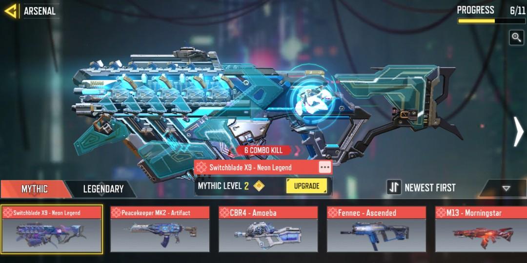 Baller Call of Duty Mobile(CODm) Account. 51 Legend skin, 6 Mythic ...