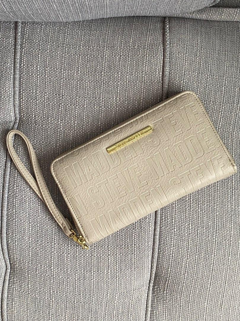 STEVE MADEN Beige Long Travel Wallet (AUTHENTIC), Women's Fashion, Bags ...