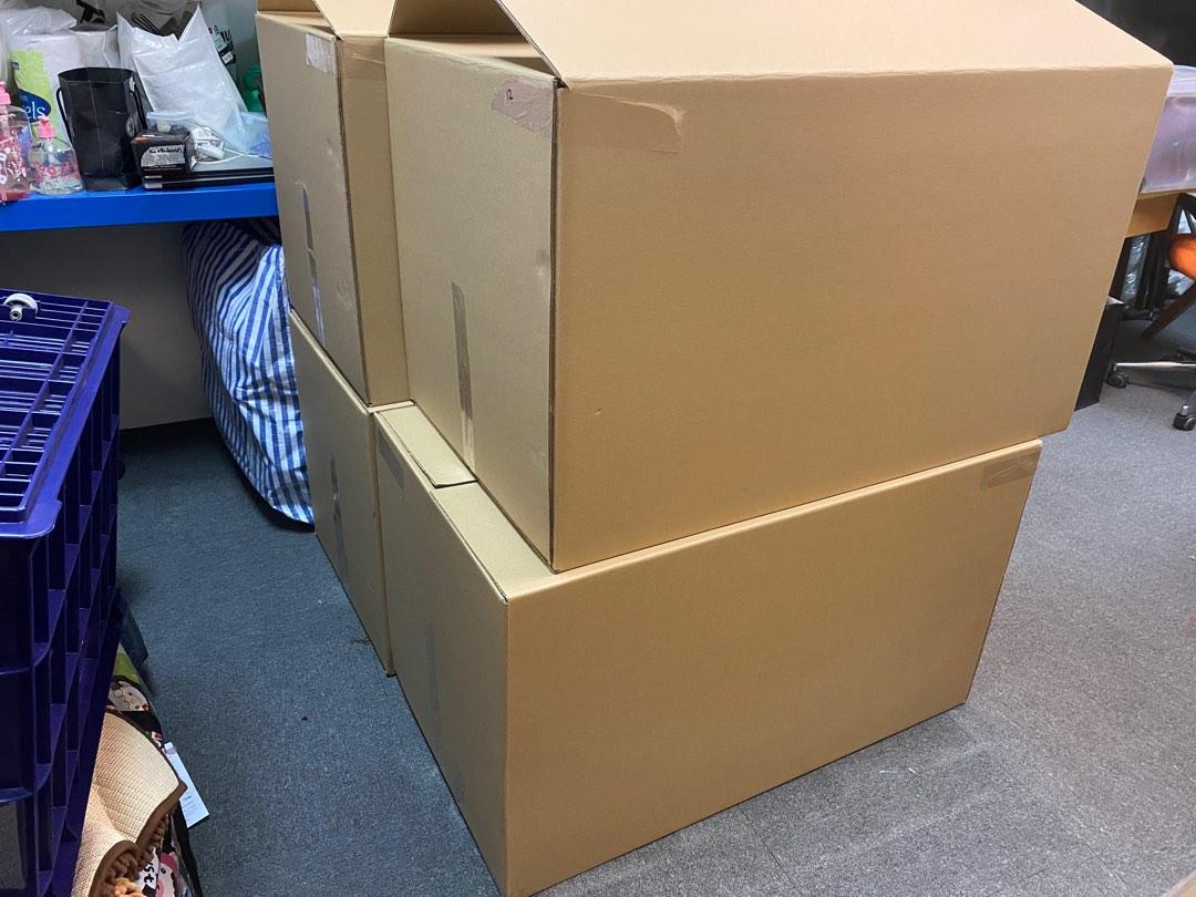 BN Giant Carton Packing Sturdy Solid Box, Furniture & Home Living, Home ...