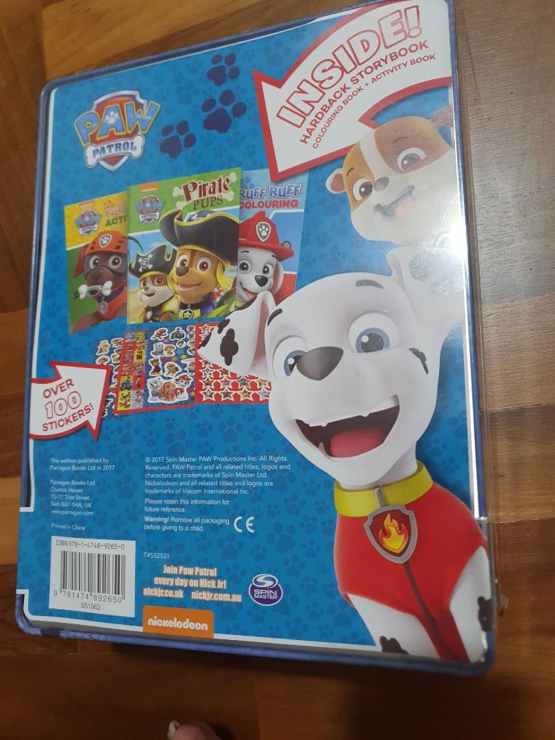 Bnib paw patrol kids activity set, Hobbies & Toys, Books & Magazines ...