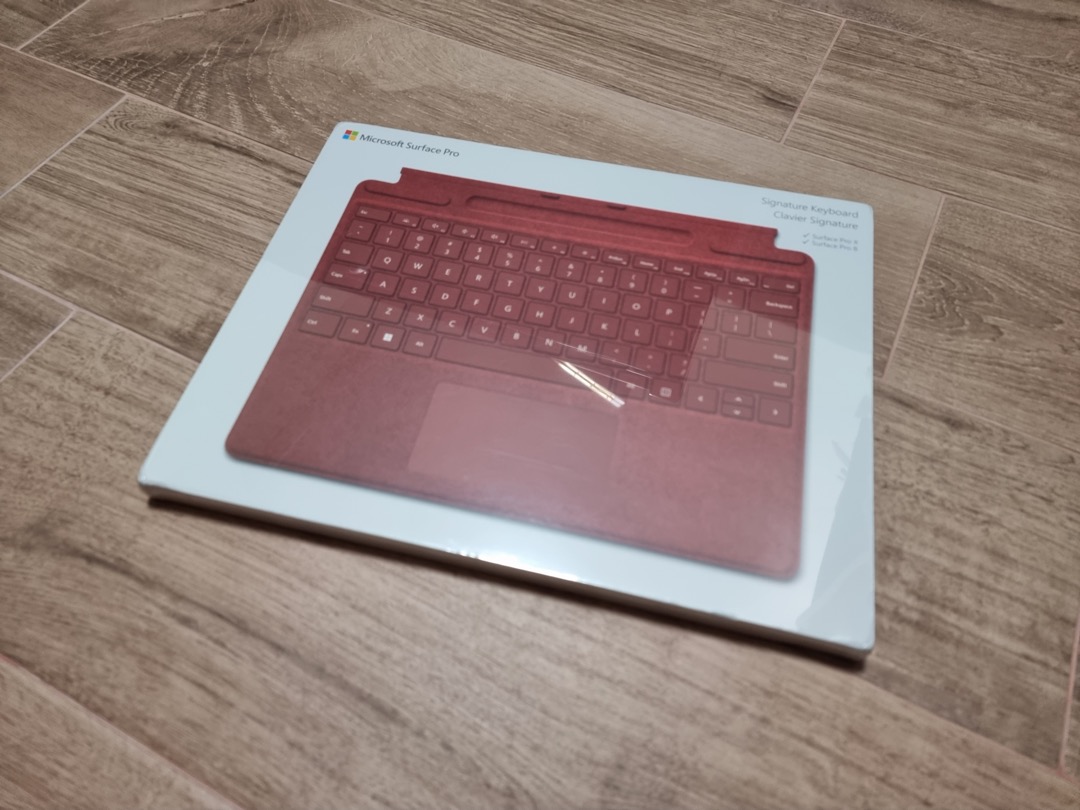 BNIB Sealed MICROSOFT Surface Pro X / Surface Pro 8 Poppy Red Signature ...