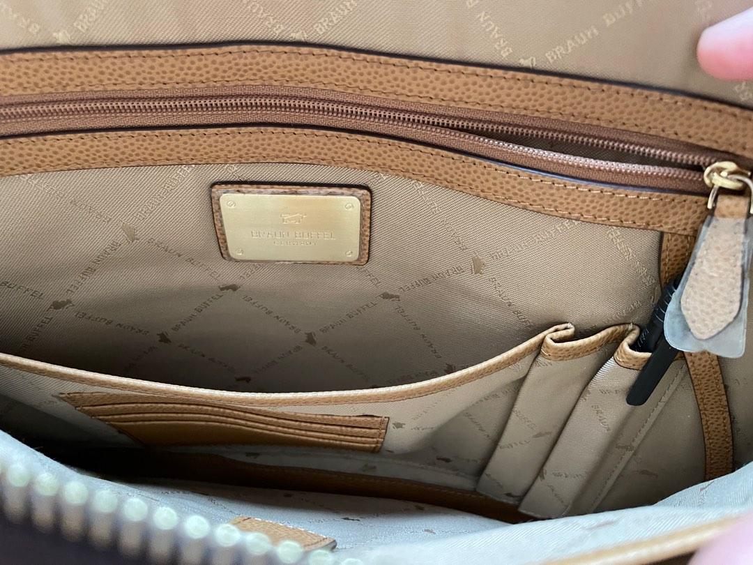 Braun Buffel laptop bag, Luxury, Bags & Wallets on Carousell