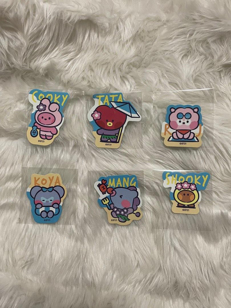 BT21 Familymart Original Sticker, Hobbies & Toys, Stationary & Craft ...