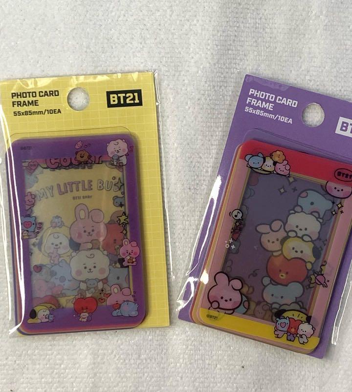 BT21 Photo Card Frame, Hobbies & Toys, Memorabilia & Collectibles, K ...