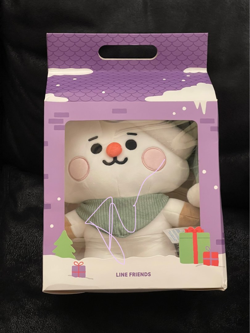 BT21 RJ Christmas Holiday Edition Plush, Hobbies & Toys, Memorabilia ...