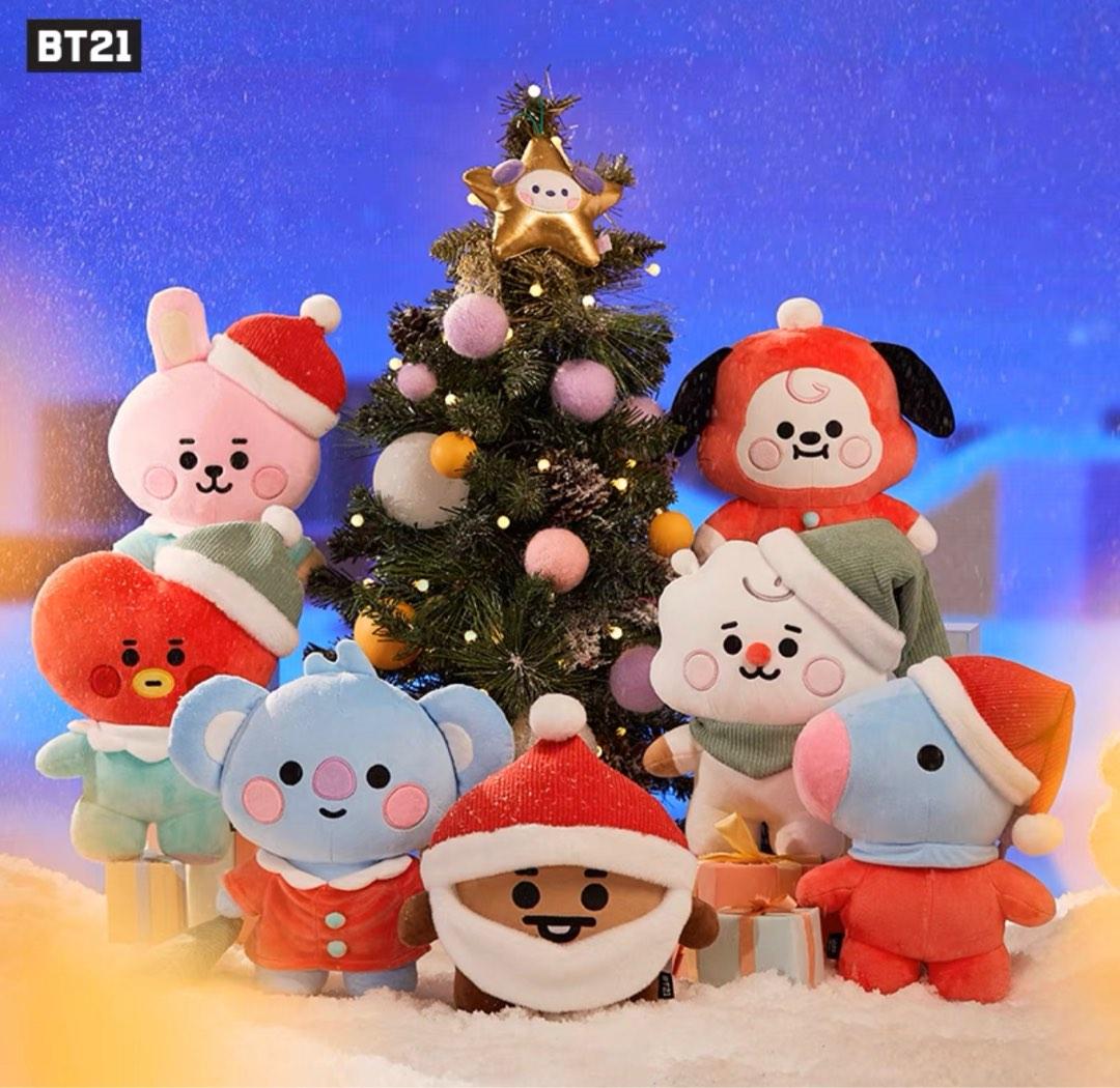 BT21 RJ Christmas Holiday Edition Plush, Hobbies & Toys, Memorabilia ...