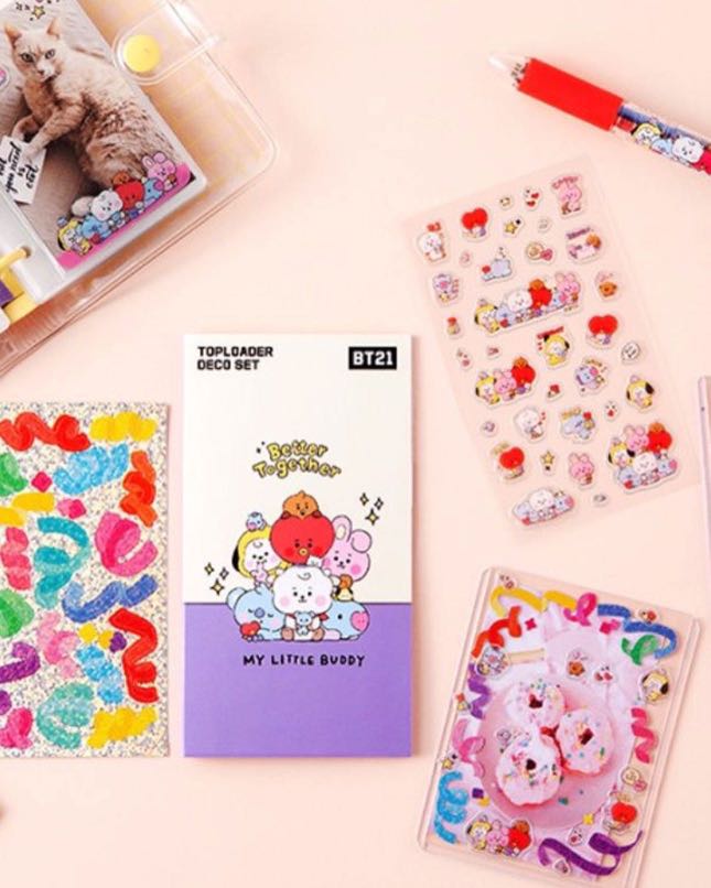 BT21 Toploader Deco Set, Hobbies & Toys, Memorabilia & Collectibles, K ...