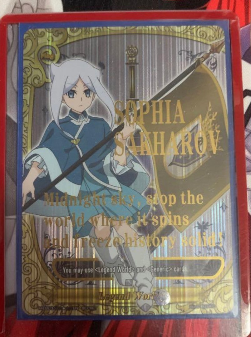 Buddyfight heb sophia flag, Hobbies & Toys, Toys & Games on Carousell