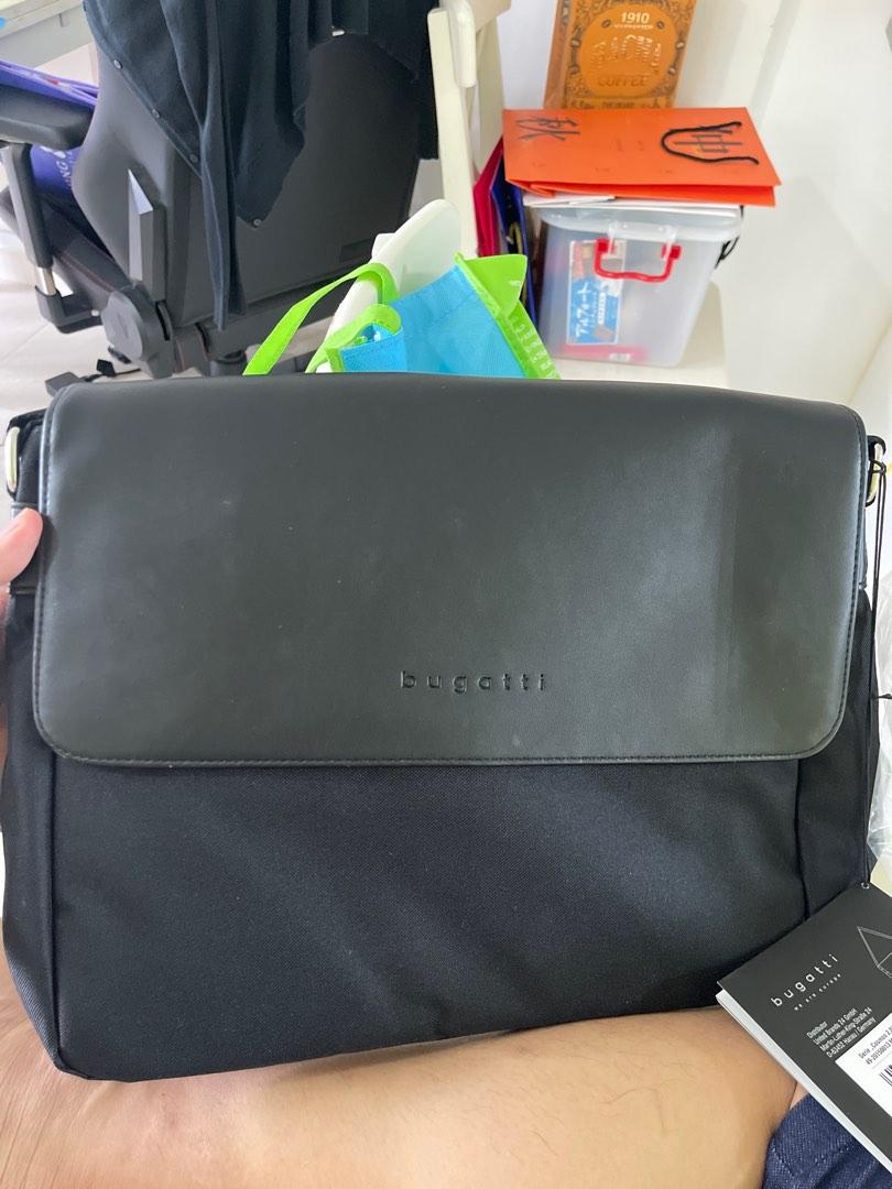 Bugatti leather sling laptop bag, Men's Fashion, Bags, Sling Bags on ...