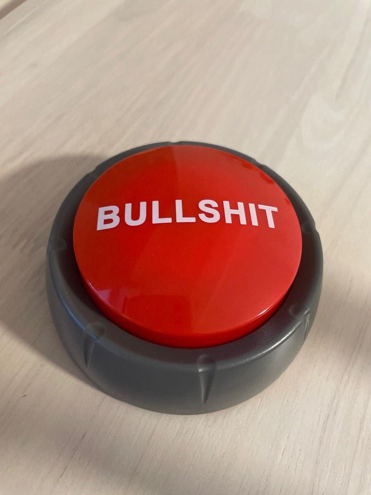 Bullshit button party game buzzer, Hobbies & Toys, Toys & Games on ...