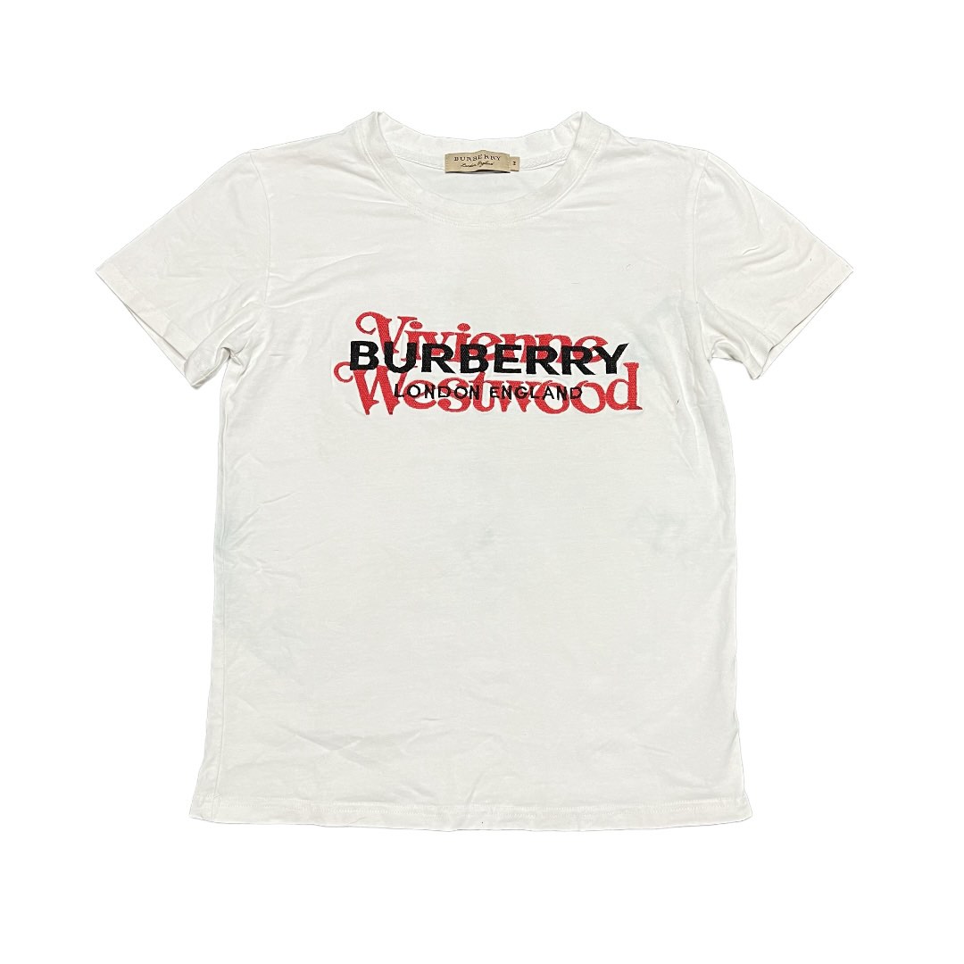 Burberry - Vivienne Westwood - Embroidered Logo Shirt, Women's Fashion, Tops, Shirts on Carousell