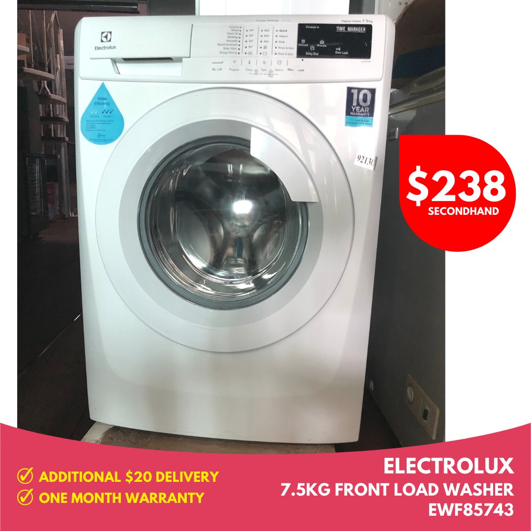 BUY NOW! ELECTROLUX 7.5kg Front Load Washer_EWF85743 (92130), TV & Home ...