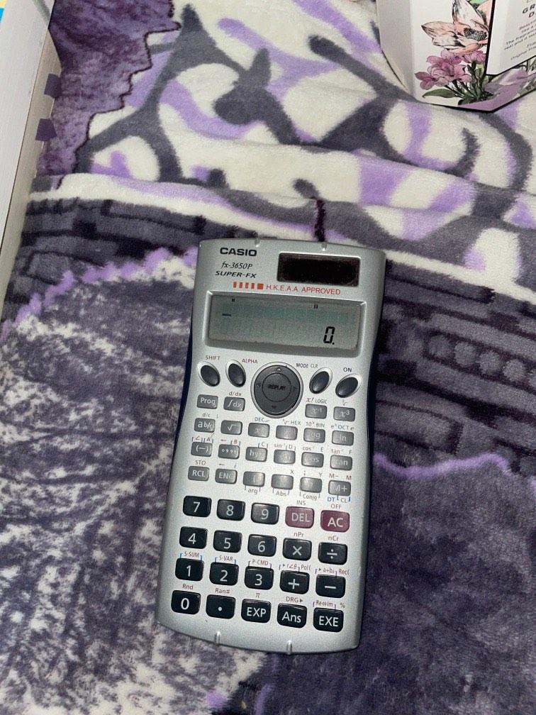 Casio 計數機 fx3650p , HKEAA Approved, 手提電話, 其他 - Carousell