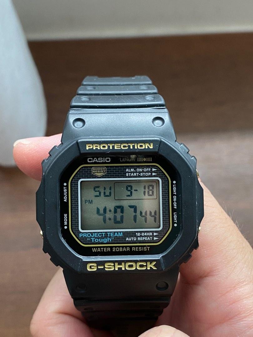 Casio G-Shock 35th Anniversary Origin Gold Limited Watch GShock DW-5035D-1B, Men's Fashion ...
