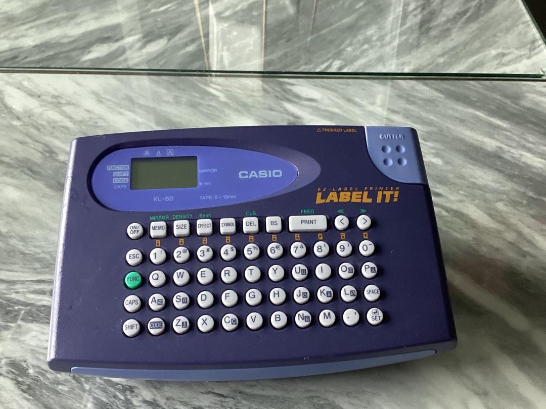 Casio Label Printer, Computers & Tech, Printers, Scanners & Copiers on Carousell