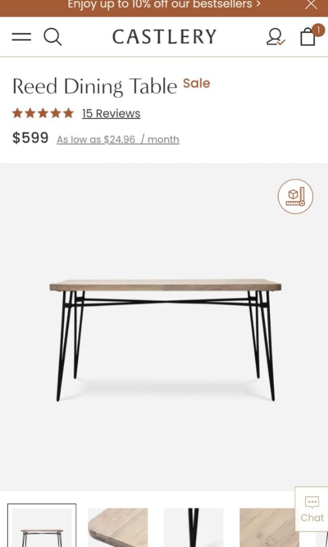 Castlery dining table, Furniture & Home Living, Furniture, Tables ...