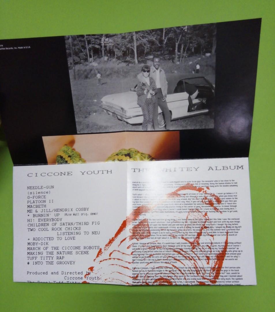 CD CICCONE YOUTH : THE WHITEY ALBUM (1995, REISSUE) SONIC YOUTH NOISE ...