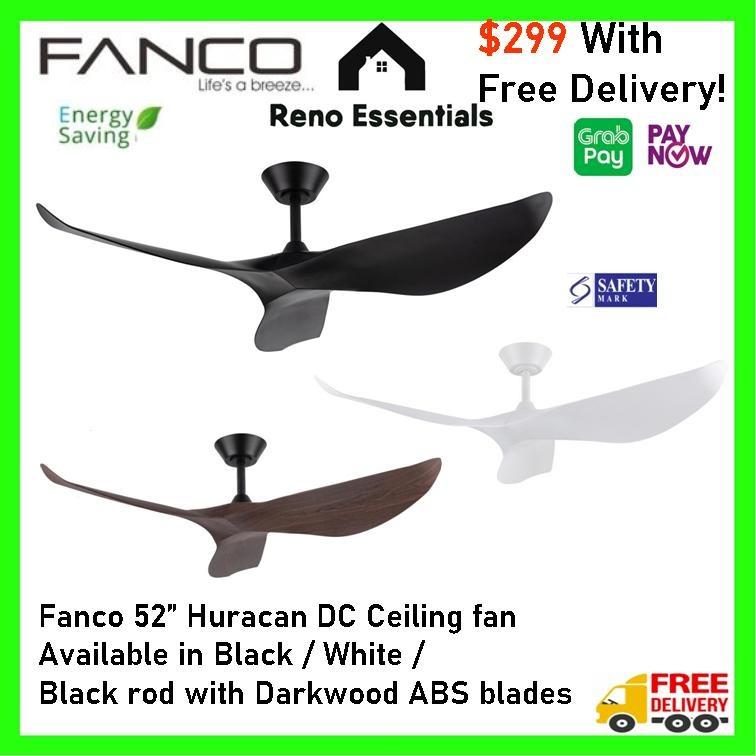 Ceiling fan DC Fanco Huracan, Furniture & Home Living, Lighting & Fans ...