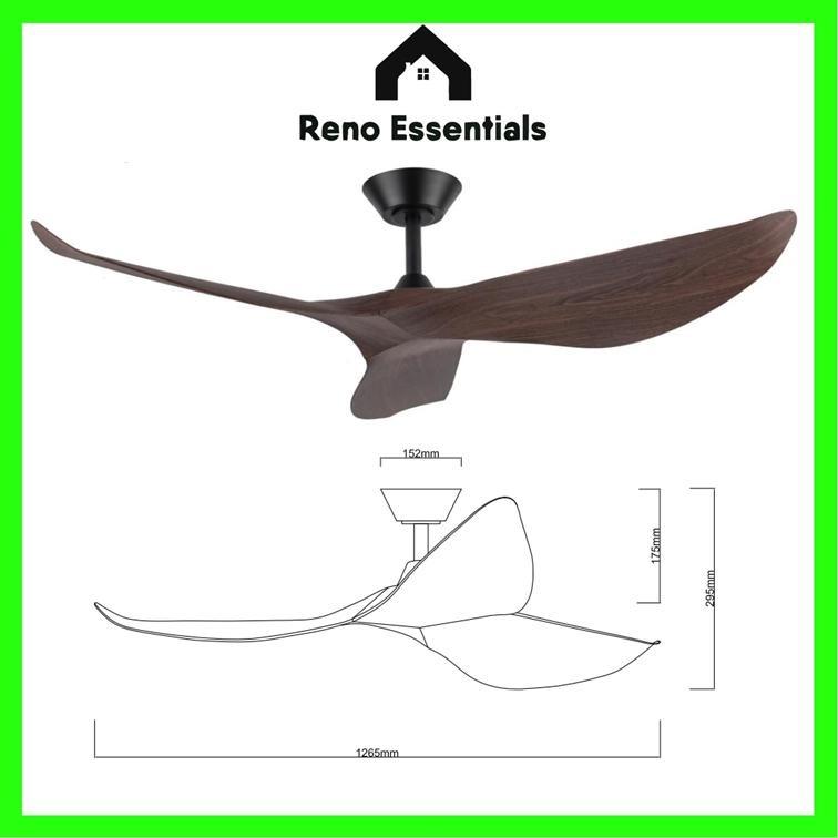 Ceiling fan DC Fanco Huracan, Furniture & Home Living, Lighting & Fans ...