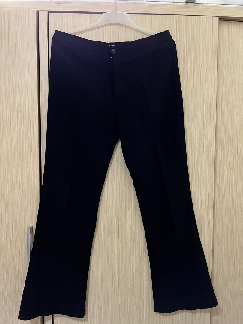 celana bahan hitam (mount), Fesyen Wanita, Pakaian Wanita, Bawahan di ...