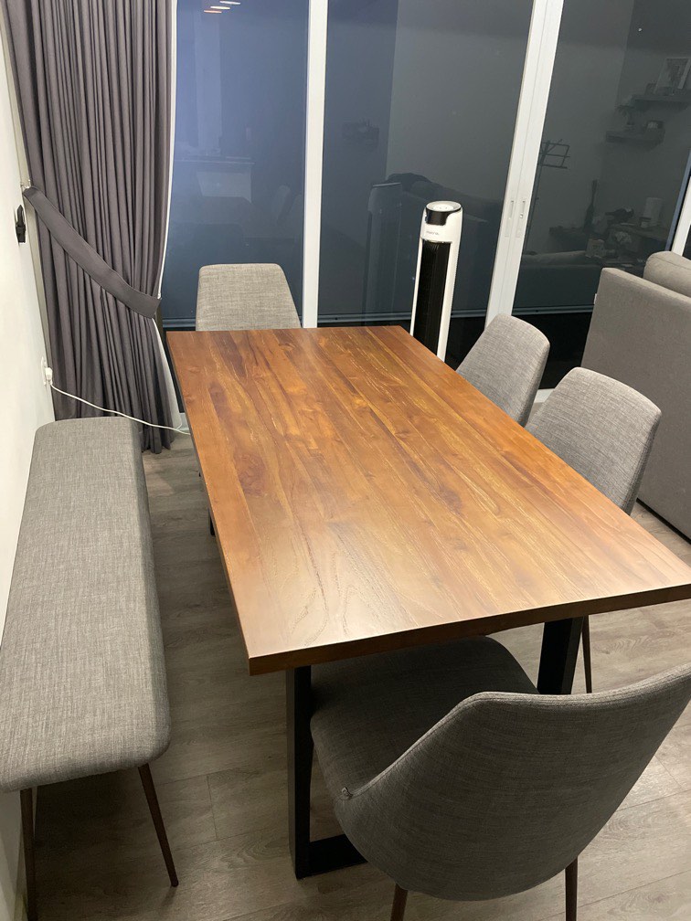 Cellini Dining Table Set, Furniture & Home Living, Furniture, Tables ...