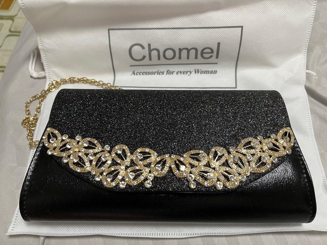 Chomel clutch/ sling bag (black), Women's Fashion, Bags & Wallets ...
