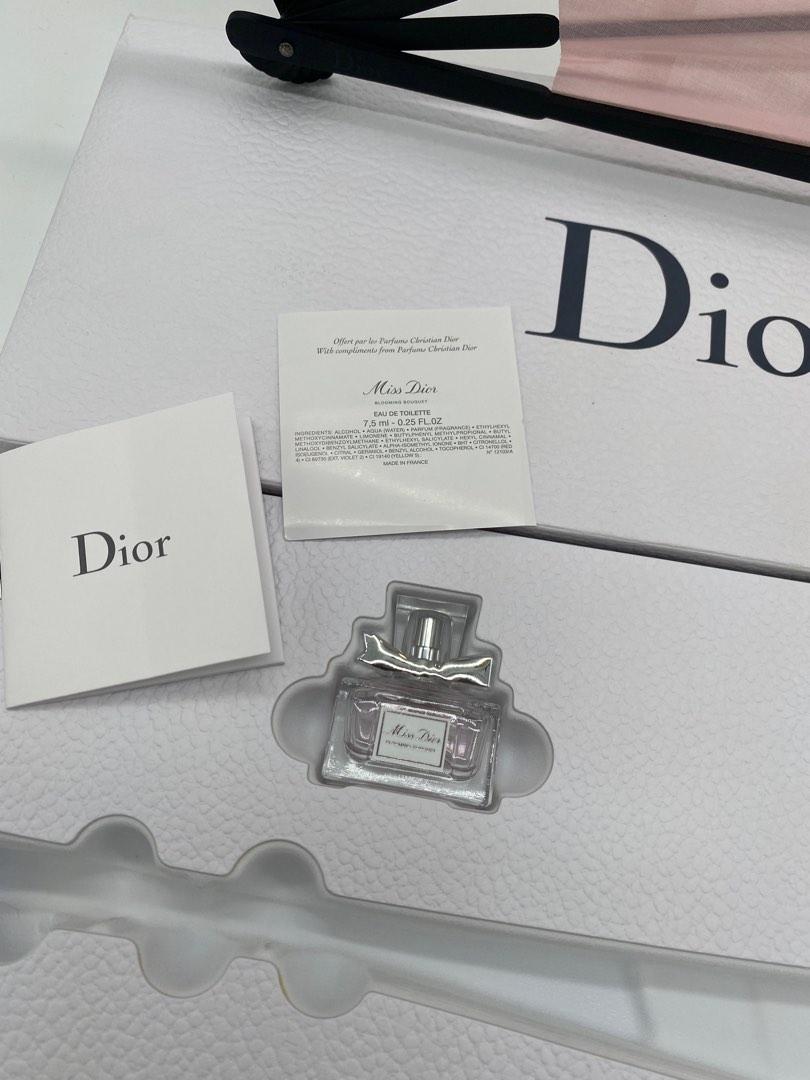 Christian Dior Fan with Miss Dior perfume, Luxury, Accessories on Carousell