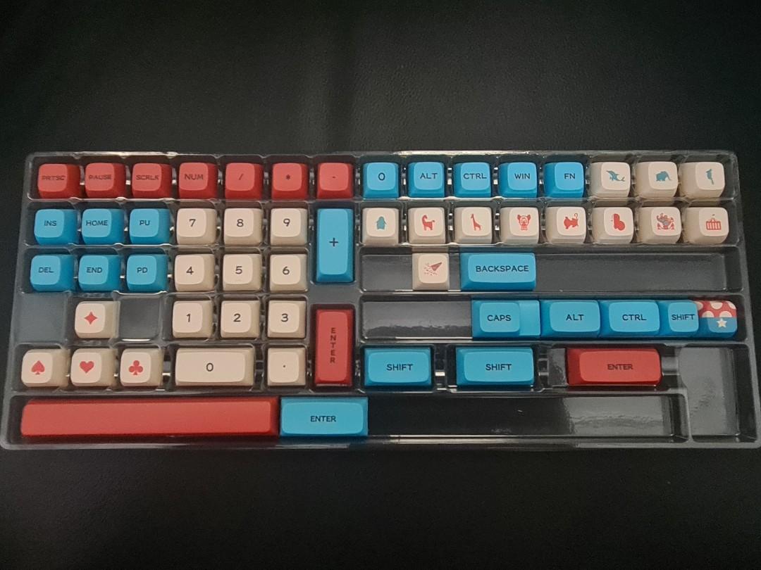 PBT Circus Keycap Set (XDA), Computers & Tech, Parts & Accessories ...