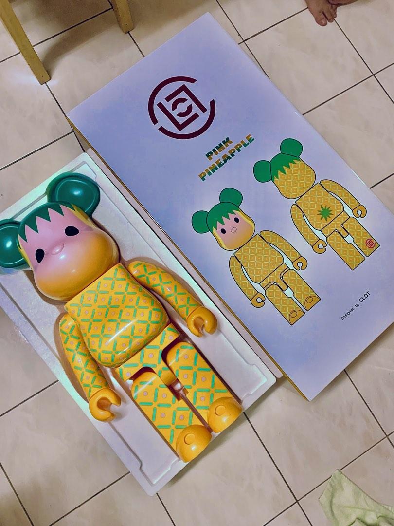 Clot Bearbrick Pineapple 1000%, Hobbies & Toys, Toys & Games on Carousell