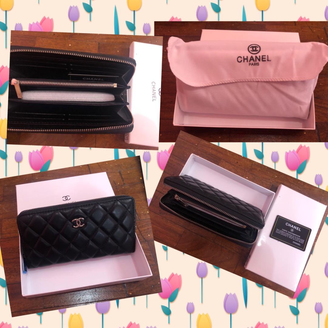 Channel wallet, Women's Fashion, Bags & Wallets, Wallets & Card holders ...