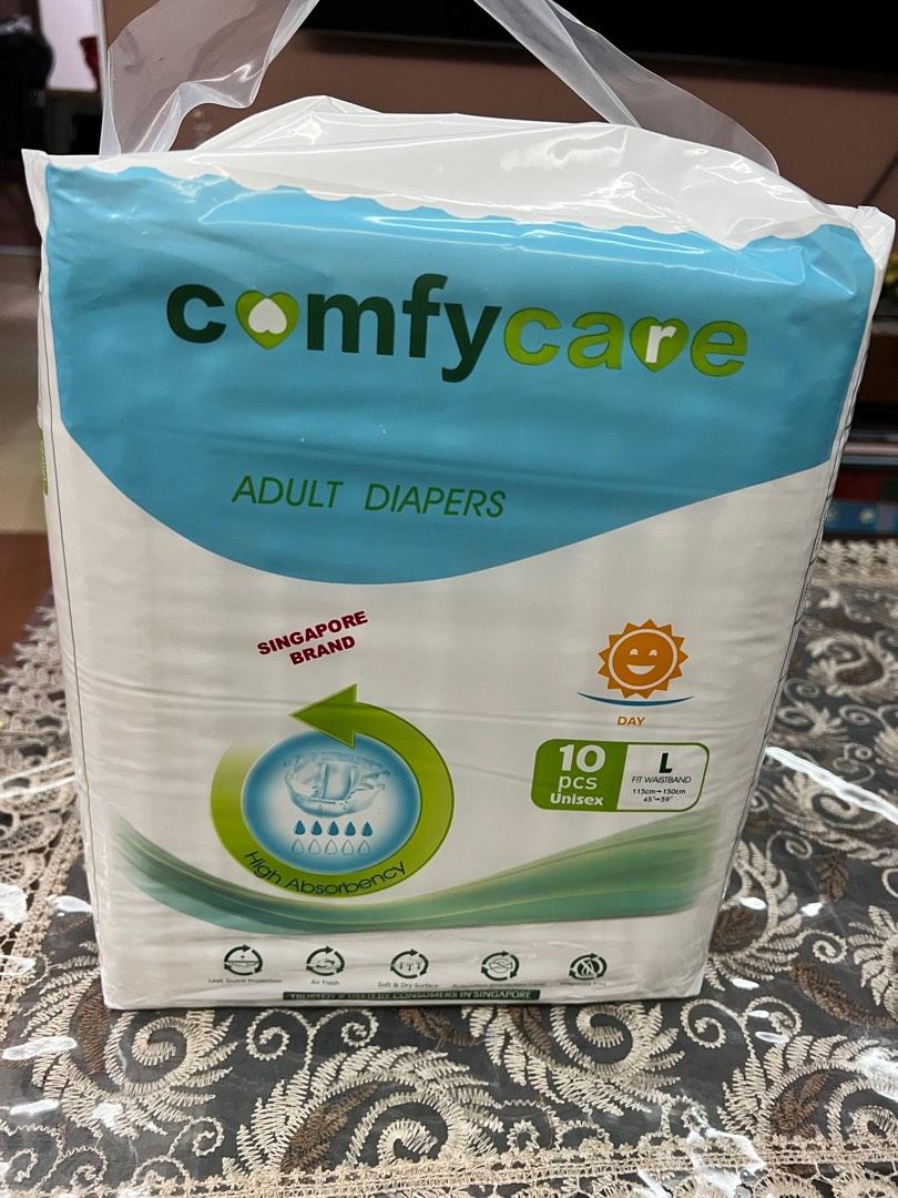 ComfyCare Day Adult Diapers (L), Health & Nutrition, Medical Supplies ...