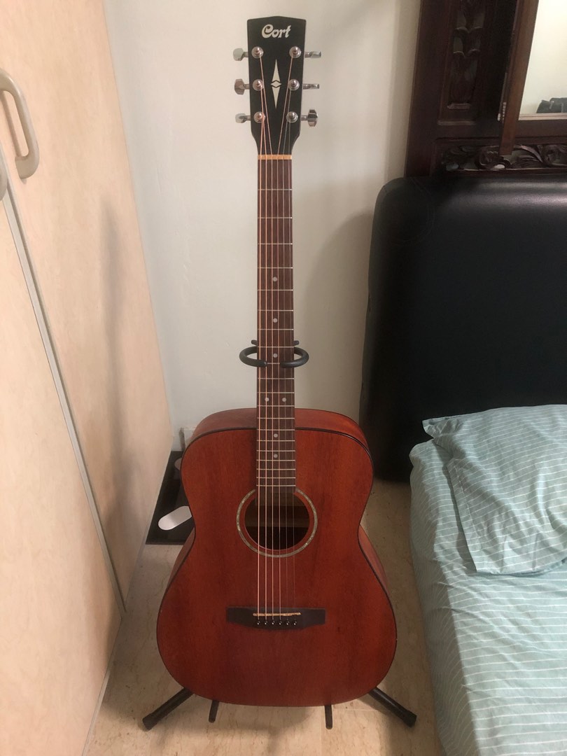 Cort AF510M-OP Acoustic Guitar, Hobbies & Toys, Music & Media, Musical ...