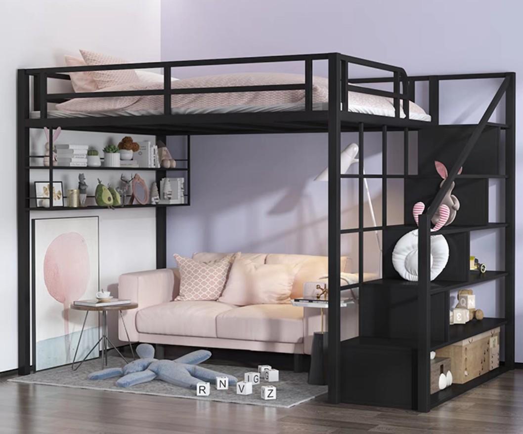 Customize loft bed /single/super single/queen/king size loft bed ...