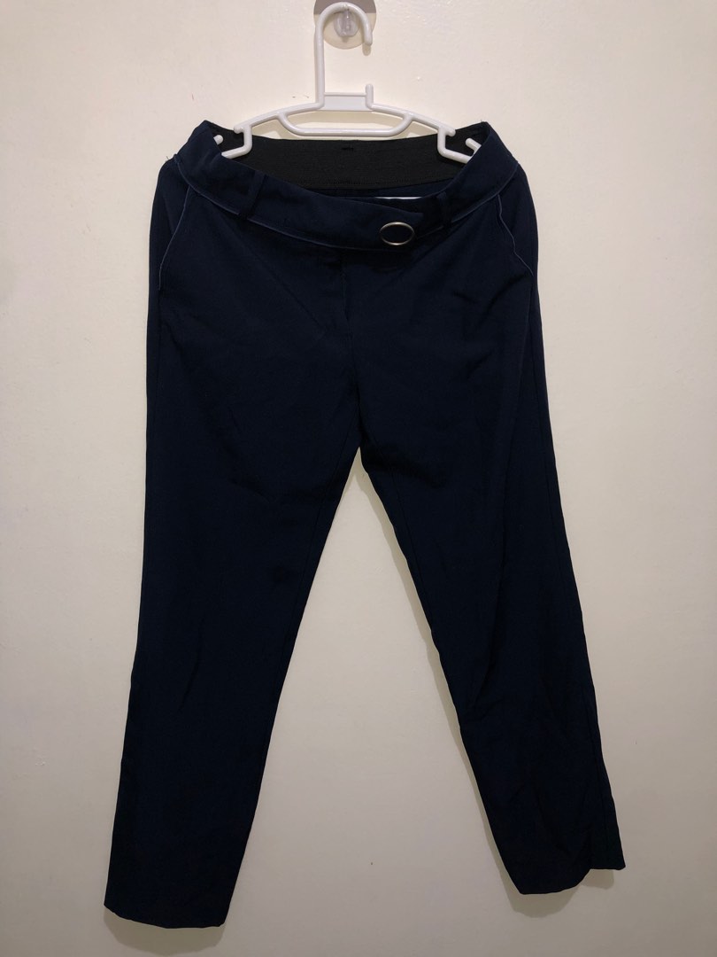 Dark blue pants, Women's Fashion, Bottoms, Other Bottoms on Carousell