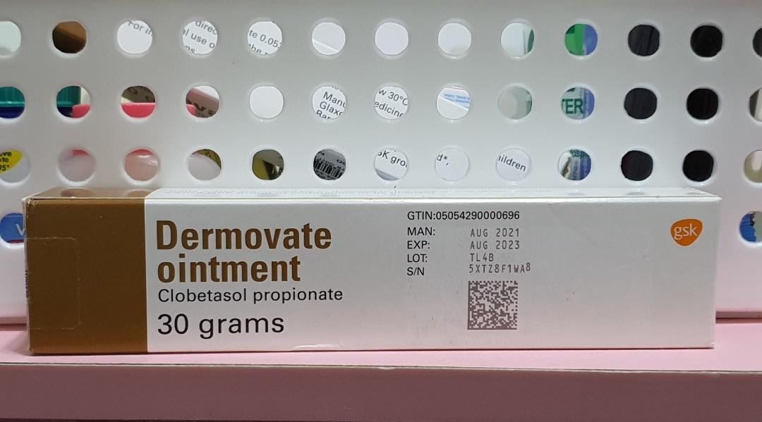 Dermovate Clobetasol Ointment, Health & Nutrition, Medical Supplies ...